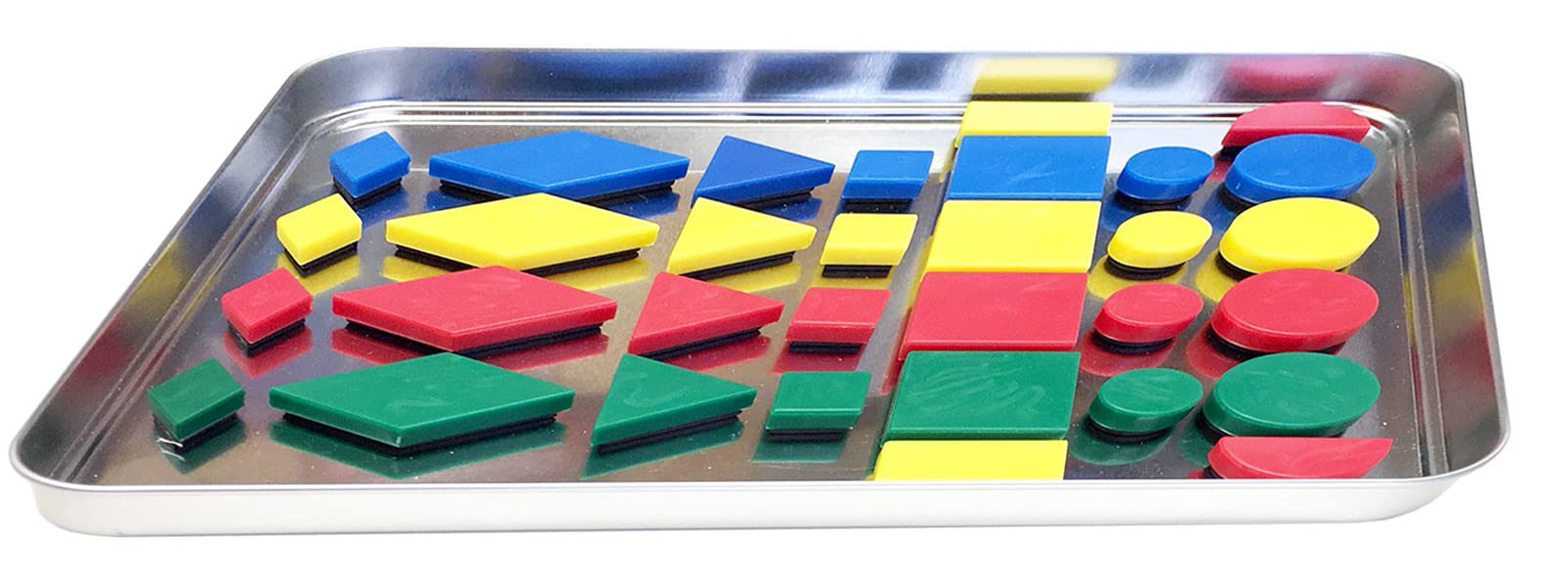 MIGHTY MIND MightyMind Magnetic Tile Sorting Tray with Design Tiles and Magnets (44425)