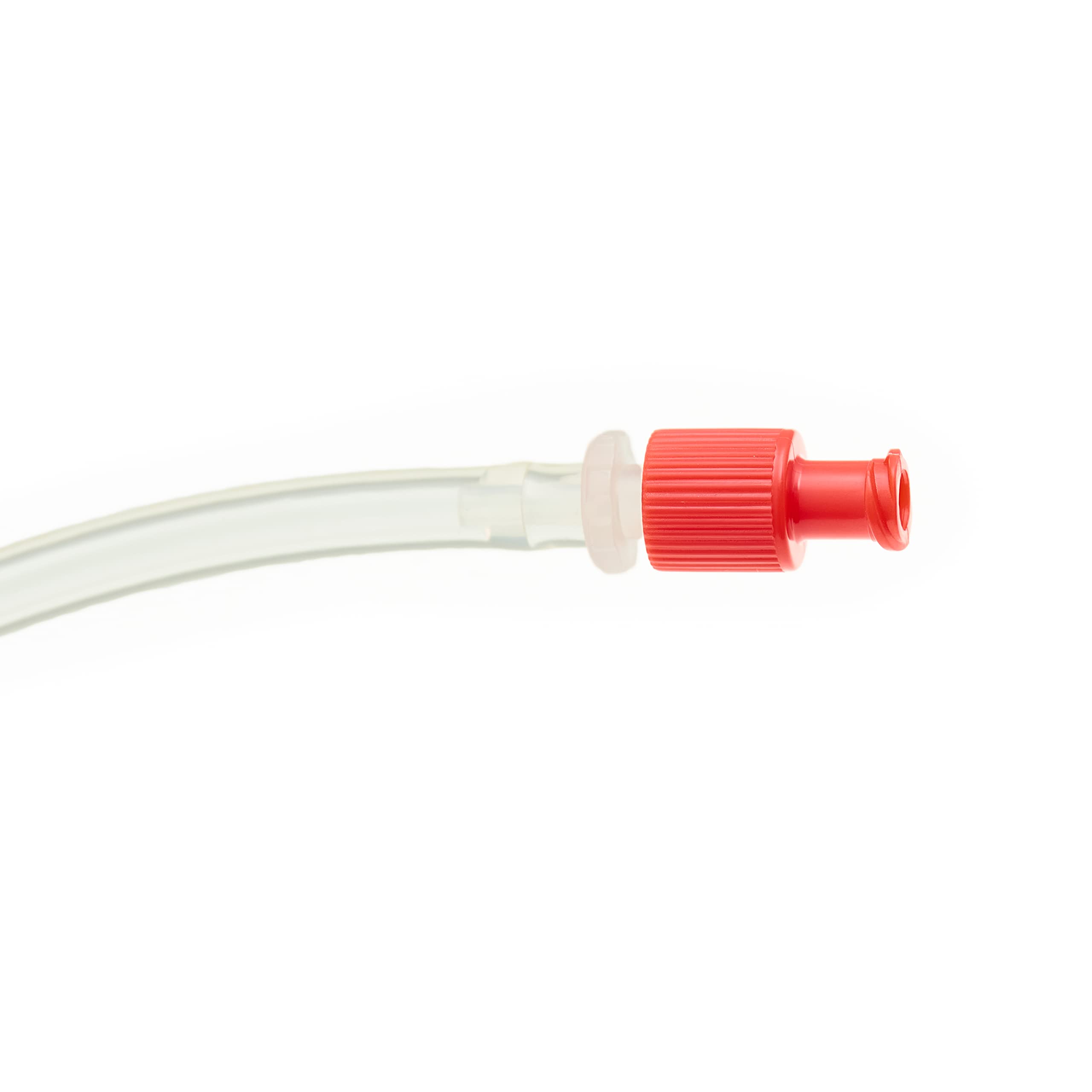 Dispense All - DMF Cap - Dual Male-female Luer Lock Cap, Non-sterile (Red, 25)