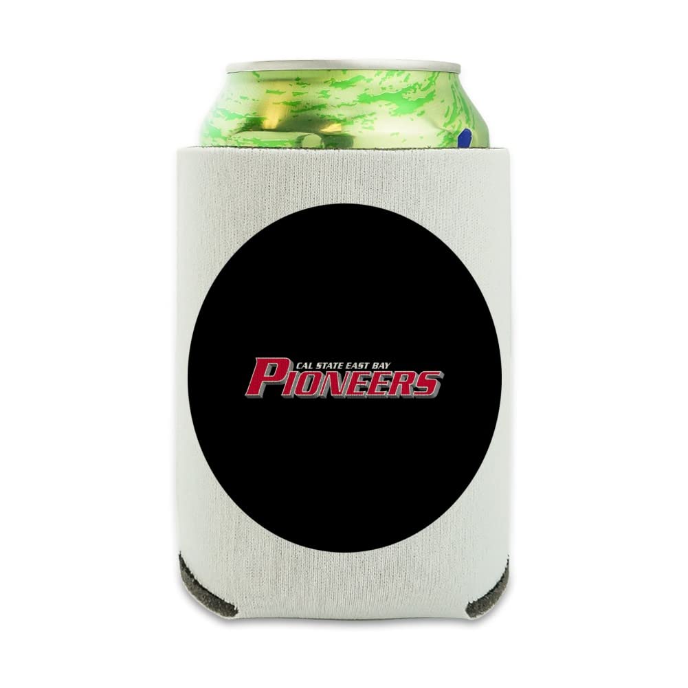 California State University, East Bay Secondary Logo Can Cooler - Drink Sleeve Hugger Collapsible Insulator - Beverage Insulated Holder
