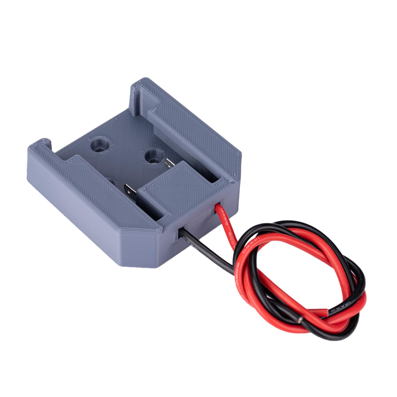 Battery Adapter for Milwaukee M18 Battery 18V Dock Power Mount Connector 14 Gauge Robotics(DIY)