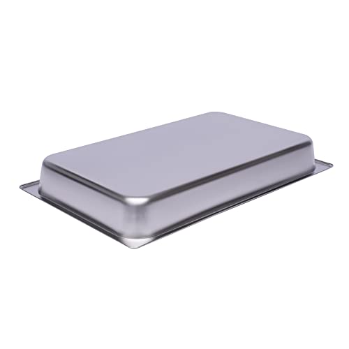 NG NOPTEG Full Size Steam Table Pans, 6-Pack 2.5 Inch Deep Restaurant Steam Table Pans 201 Gauge Stainless Steel Hotel Pan for Catering Supplies Restaurant Kitchen Pan Tray