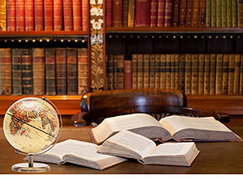 Exerz Antique Globe Dia 5.5-inch / 14cm - Modern Map in Antique Color - English Map - Educational/Geographic