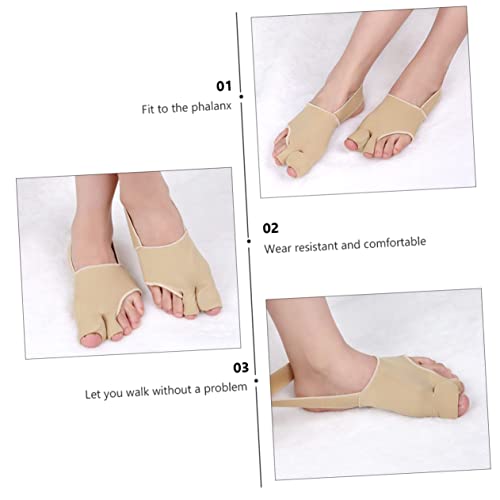 Healeved Wrist Supports Foot Protector Wrist Splints Thumb Splint Silicone Socks 2 Pairs Bunion Night Splint Silicone Spacers Bunion Hallux Valgus Correct Cover Socks