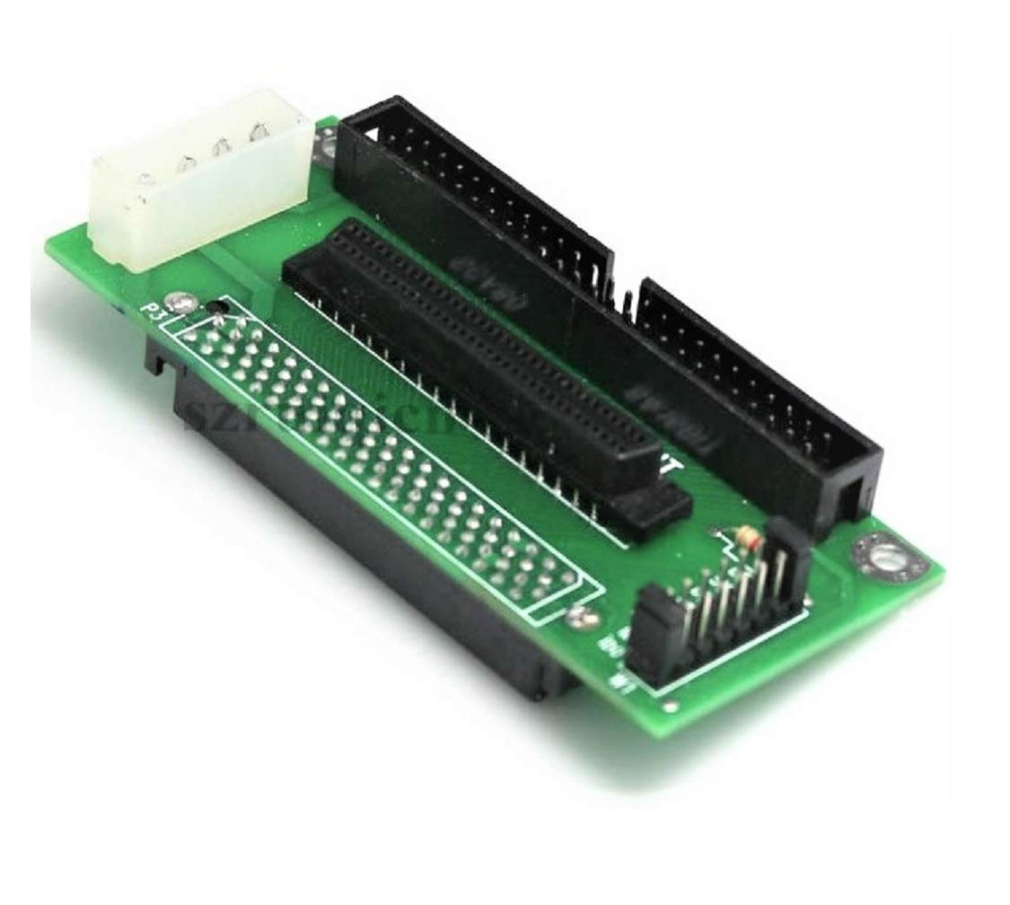 Micro SATA Cables SCA 80 PIN to 68 50 PIN SCSI Adapter: Versatile SCSI 68 Pin Female to IDC 50 Pin Female Adapter