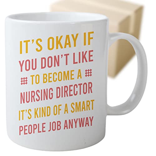 Garod Soleil Coffee Mug Funny Nursing Director Smart People Job Gifts for Men Women Coworker Family Lover Special Gifts for Birthday Christmas Funny Gifts Presents Gifts 678904