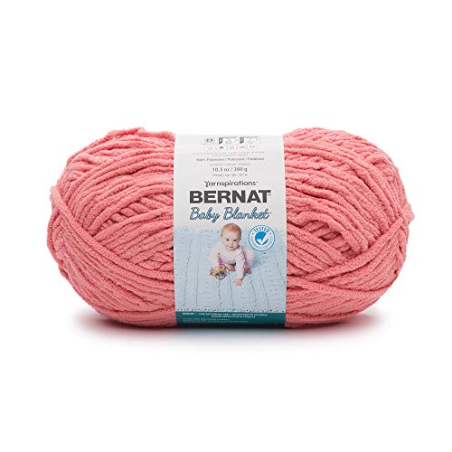 BERNAT Baby Blanket, Orange Flamingo, 300g