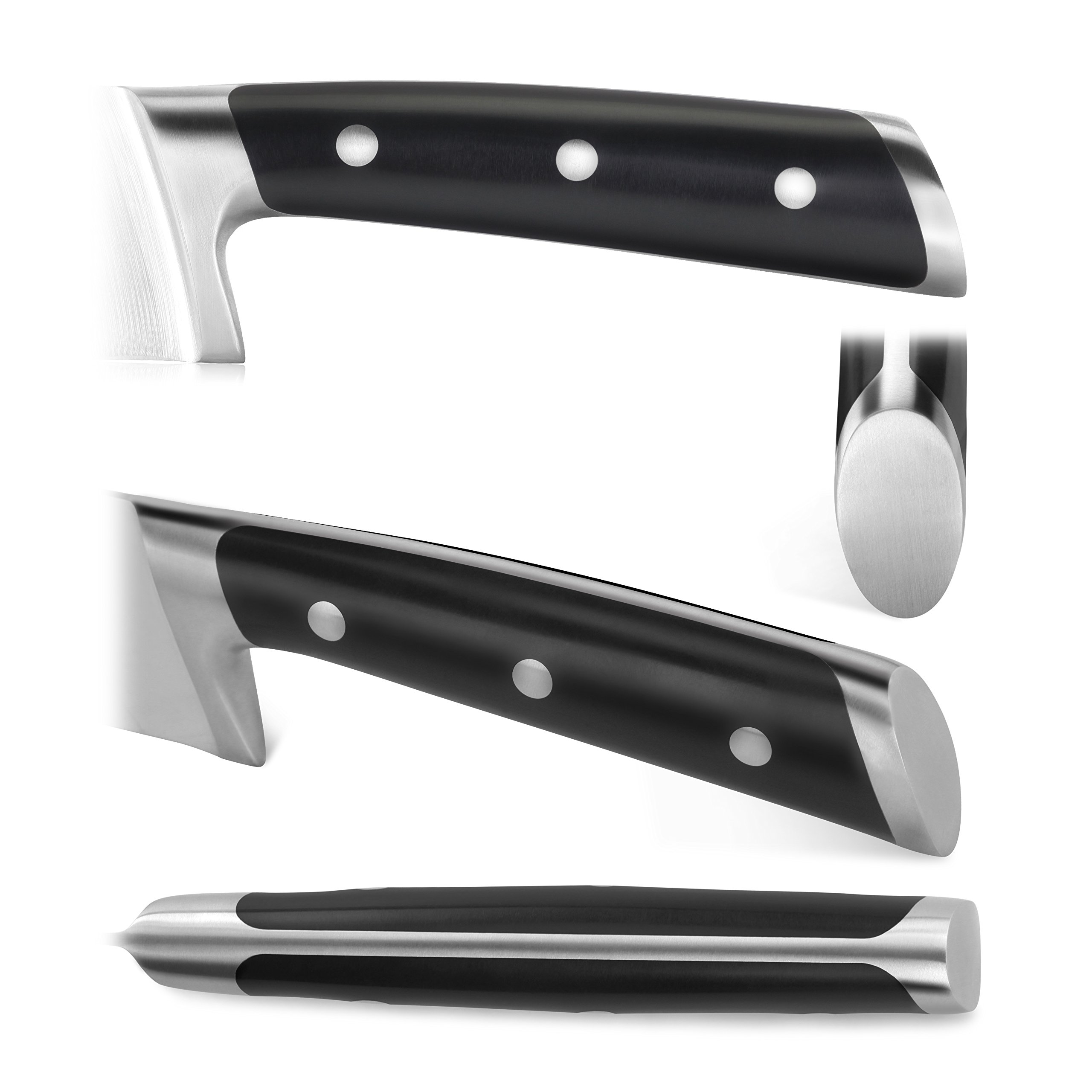 Cangshan TS Series 1022261 Swedish 14C28N Steel Forged 6-Piece Steak Knife Block Set, Walnut
