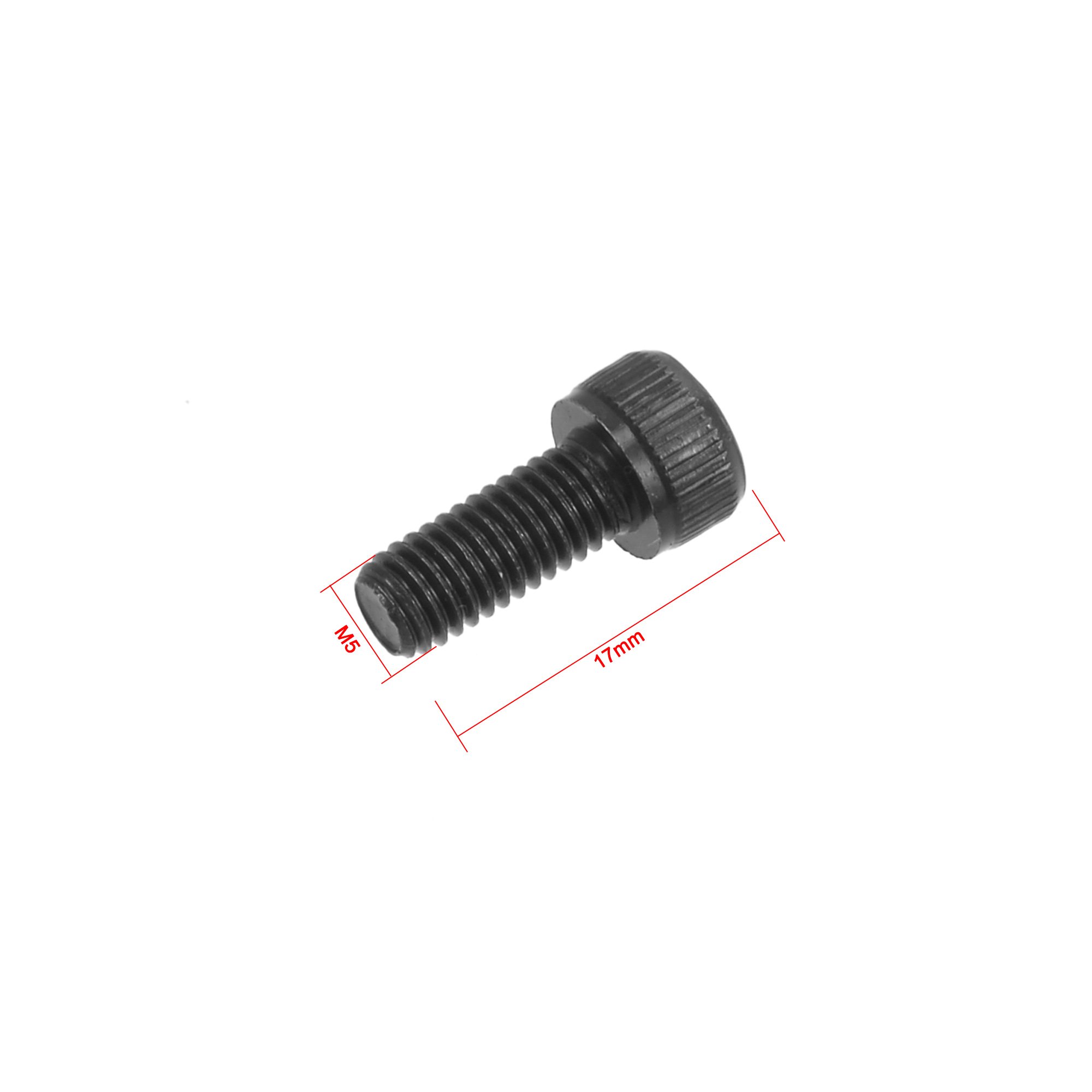 uxcell® M5 x 12mm 12.9 Alloy Steel Hex Socket Head Cap Screws Bolt Black 50pcs
