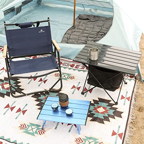 ROCK CLOUD Portable Folding Camping Chair Low Beach Chairs for Camp Lawn Hiking Sports Hunting