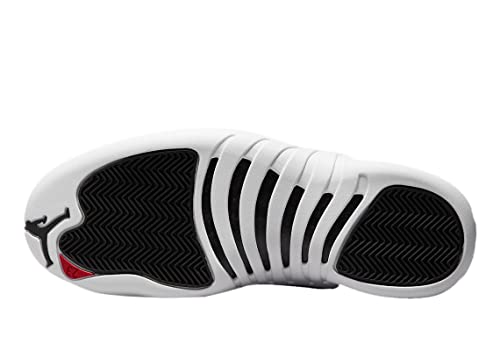 Nike Mens Air Jordan 12 Retro Sneaker, Adult, Black/Varsity Red-White, 9.5 M US