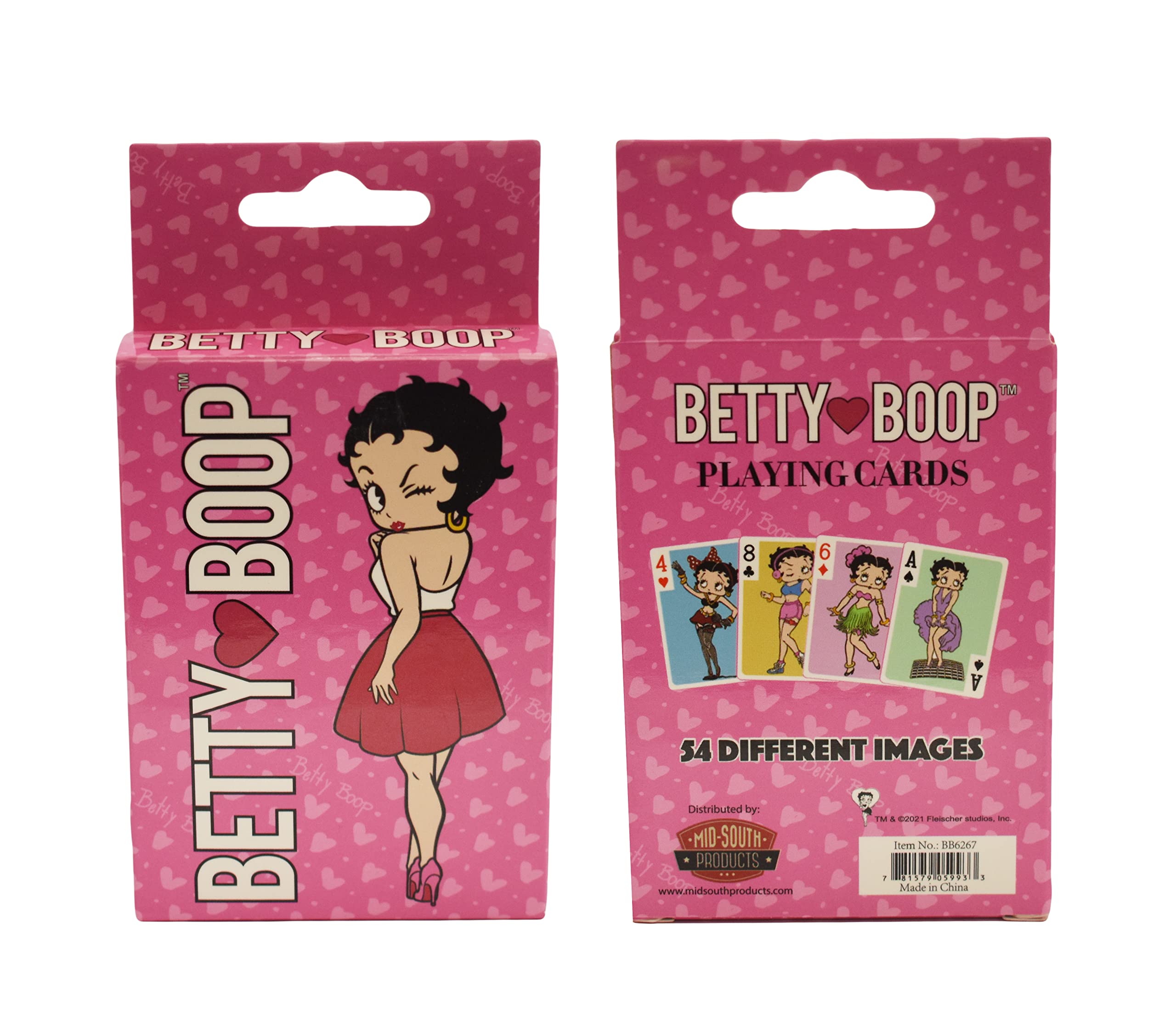 MidSouth Products Betty Boop Playing Cards with 54 Images