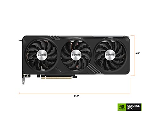 Gigabyte GV-N406TGAMING OC-8GD GeForce RTX 4060 Ti Gaming OC 8G Graphics Card, 3X WINDFORCE Fans, 8GB 128-bit GDDR6, Video Card