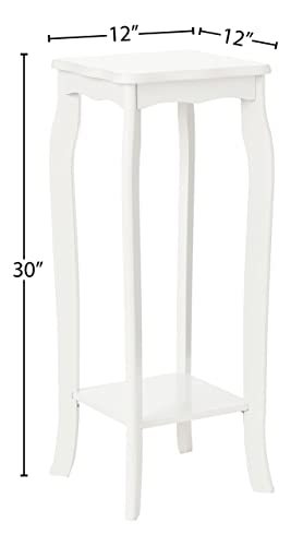 Frenchi Home Furnishing 2 Tier Plant Stand, WHITE