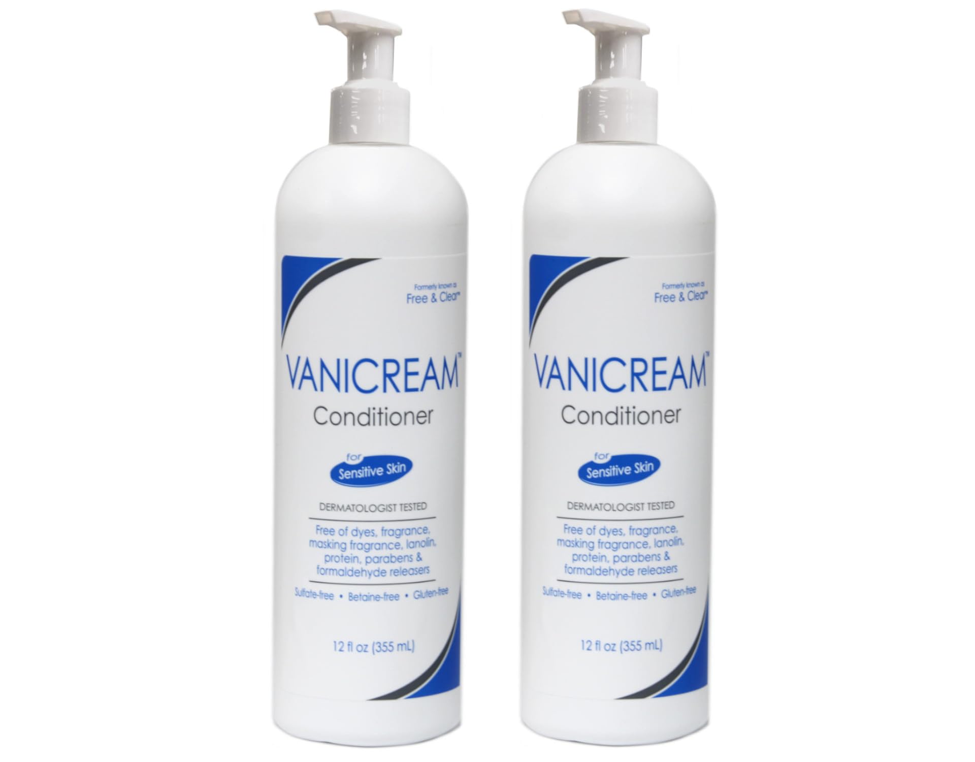 Vanicream Hair Conditioner, 12 oz, (Pack of 2)