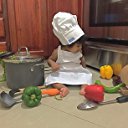 CHEFSKIN Children CHEF Set JACKET+ APRON+ HAT+ PANTS+ NAME Choose Color (not a Toy, Real Uniform XS (3-5 years old))