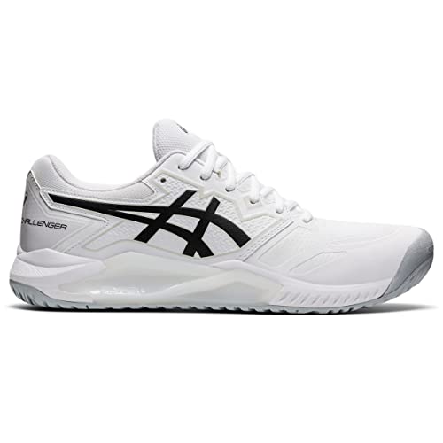 ASICS Men's Gel-Challenger 13 Tennis Shoes, 11, White/Black