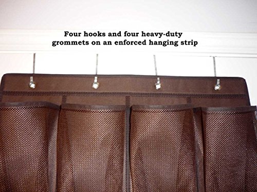 Roomganize Large Shoe Organizer, Sneaker Rack, for Men's Big Shoes (Bison Brown)