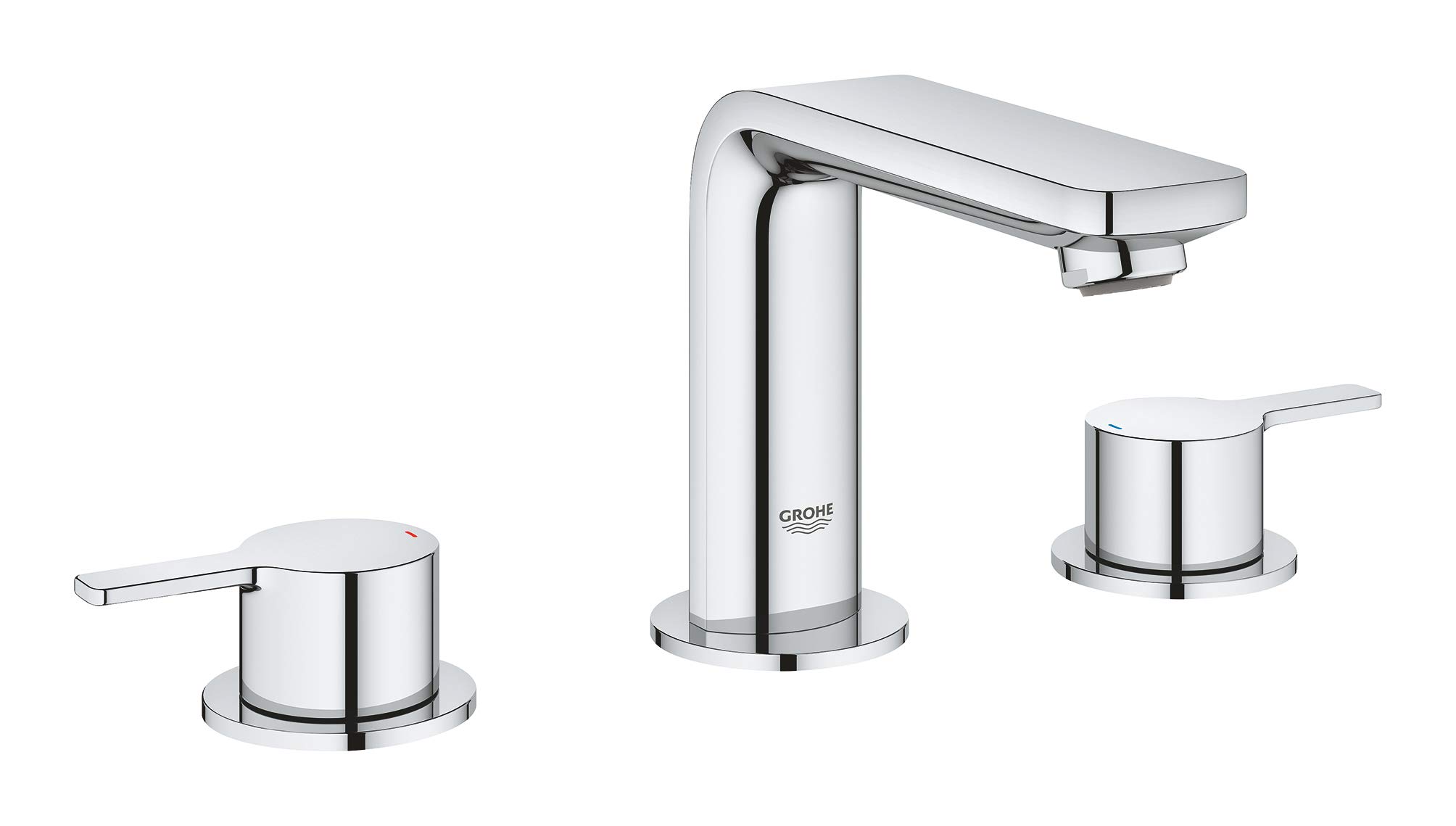 Grohe 2057800A Lineare 8" Widespread Two-Handle Bathroom Faucet in StarLight Chrome, Medium W