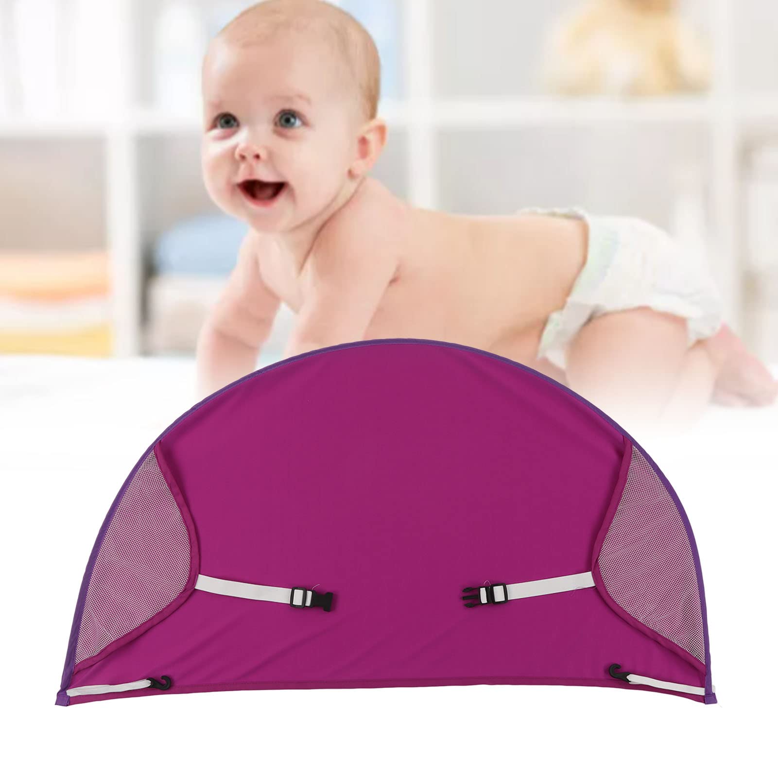 Baby Stroller , Sunshade Sun Cover Breathable Pushchair Umbrella Parasol Shade Infant Carriage for Baby Prams and