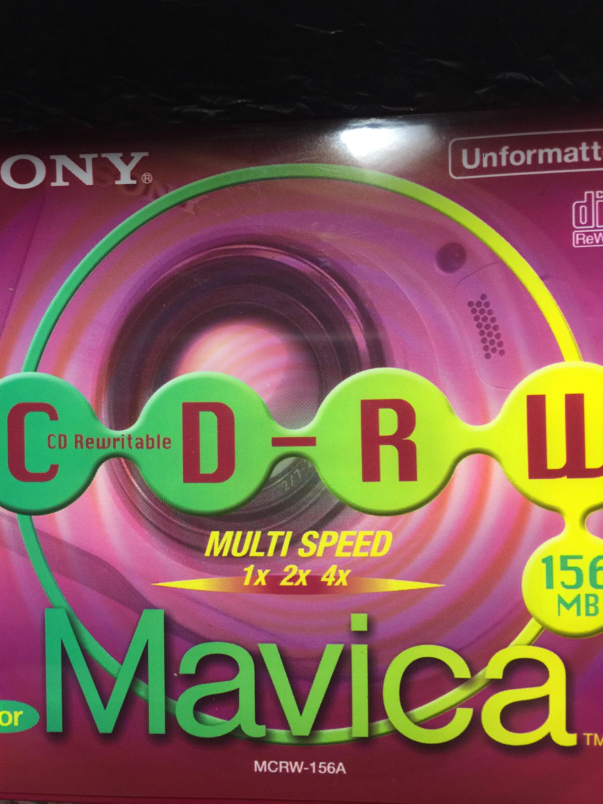 SONY MCRW156A Dragon Media CD-RW Disc