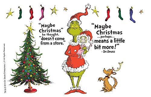 Tervis Dr. Seuss Grinch Christmas Quote Made in USA Double Walled Insulated Tumbler Cup Keeps Drinks Cold & Hot, 16oz, Classic