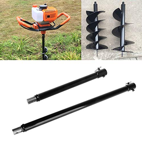 CHBC 30/50cm Extension Auger Bit Extended Length Drill Bits for Hole Digger Earth Augers Plant Garden Tool (30cm)