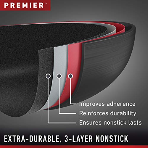 Calphalon Premier Hard-Anodized Nonstick Cookware, 12-Inch Fry Pan with Cover