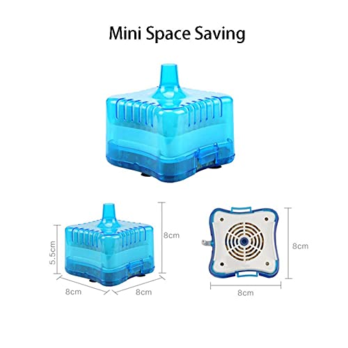 FRIRODSAY Fish Tank Filter Aquarium Sponge Filter Quiet Small for 1-20 Gallon Aquariums Detachable with Activated Carbon and Air Stone