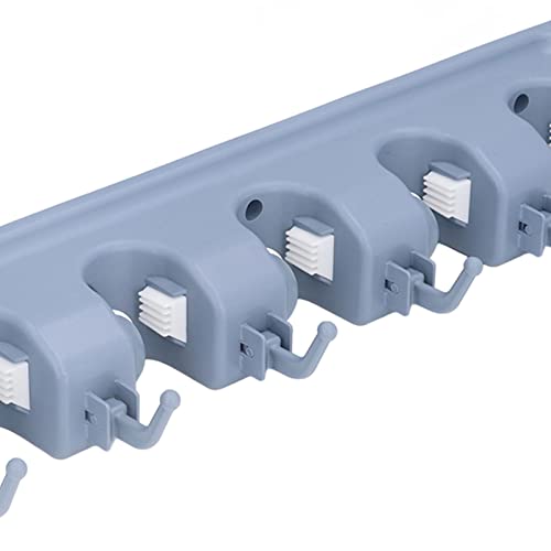 Broom Holder, Neat Light Weight Mop Wall Mounted Rack Easy To Install for Garage(Type B)