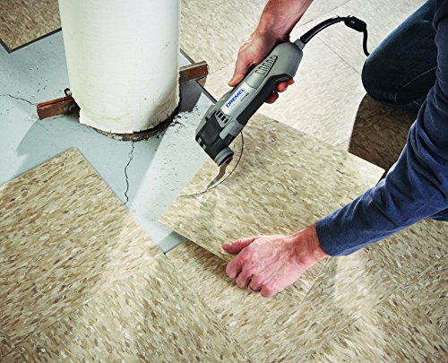 Dremel MM430 Multi Knife Oscillating Multi-Tool Accessory, Steel Blade Perfect for Cutting Flexible Materials - Universal Quick-Fit Interface Fits Bosch, Makita, Milwaukee, and Rockwell