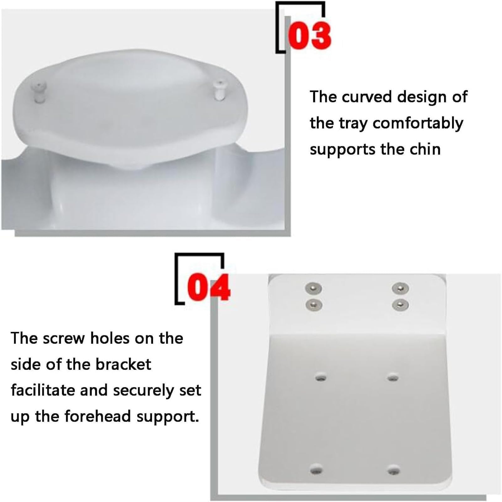 CFDZCP Optometry Lifting Chin Bracket Optometry Accessories for Glasses, Optometry Lifting Chin Bracket with Height Adjustment Knob,Durable and Rust-Proof Material, for Optical Shops