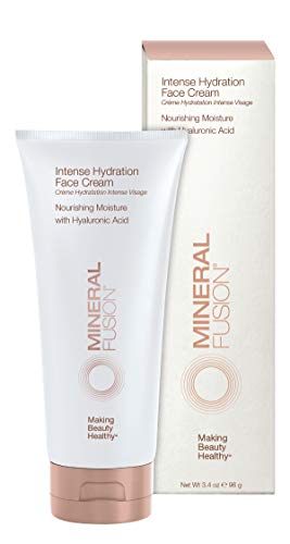 Mineral Fusion Facial Moisturizer - Intense Hydration Face Cream with Hyarulonic Acid, Shea Butter & Rosehip Oil, Moisturizing & Nourishing for Dry Skin, 3.4 oz