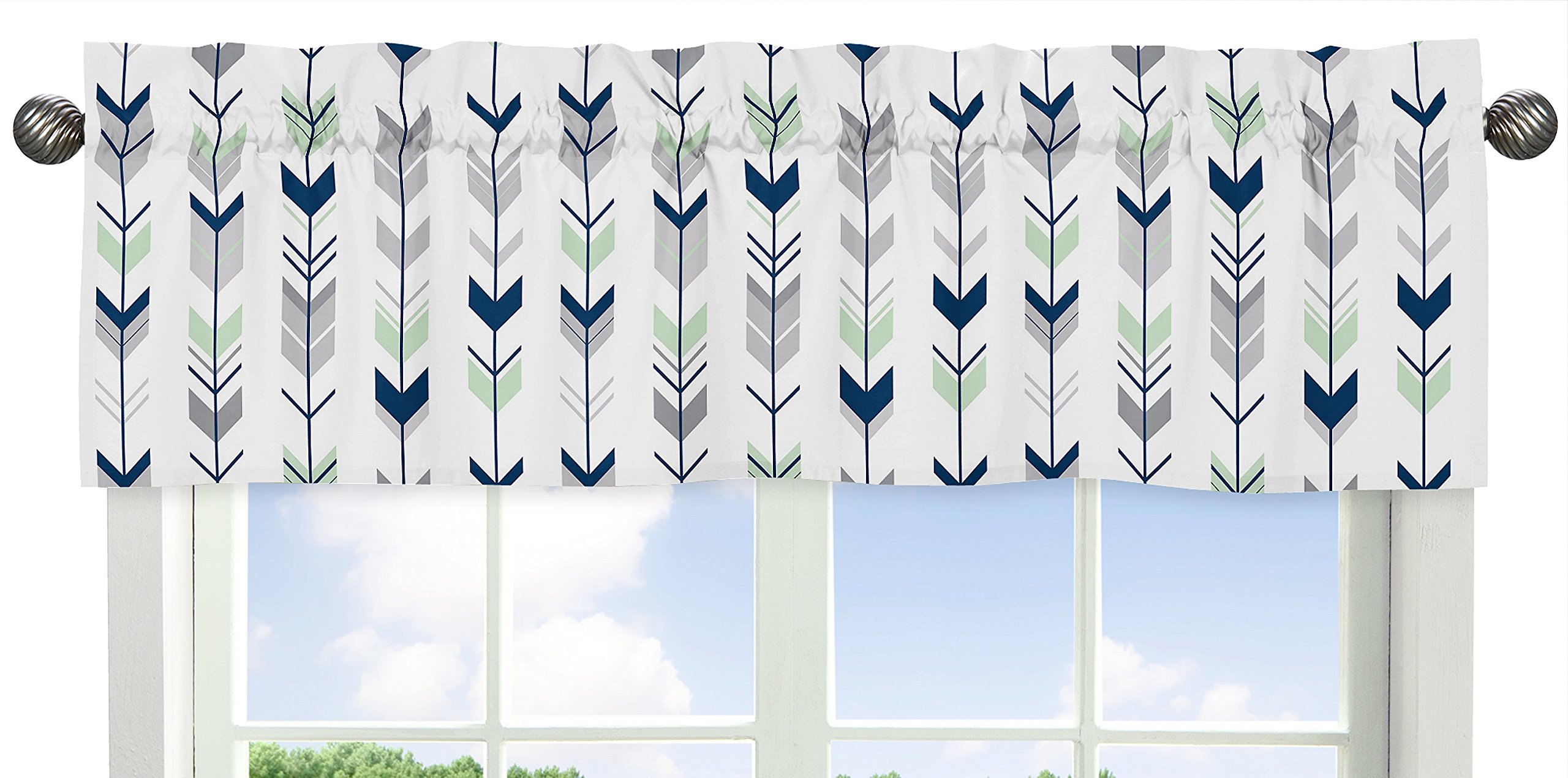 Sweet Jojo Designs Grey, Navy Blue and Mint Woodland Arrow 11 Piece Baby Boy or Girl Crib Bed Bedding Set