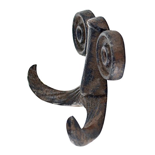 TG,LLC Treasure Gurus Nose Spectacles Mustache Face Wall Hook Key Towel Jewelry Hanger Steampunk Decor