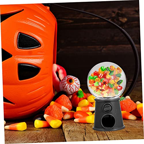 NOLITOY 8Pcs Mini Machine gumballs Machine Kids Vending Machines Mini Plastic containers Mini Gumball Machine Piggy Bank Plastic Candy Dispenser Automatic Candy jar
