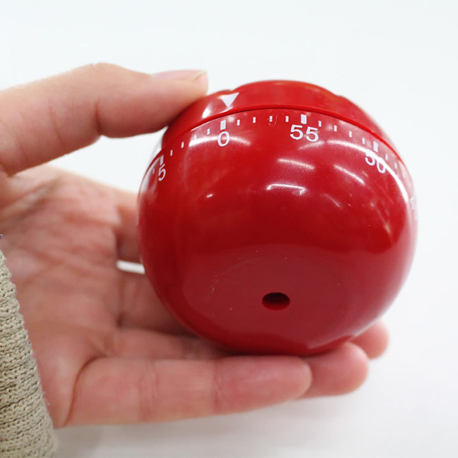 Chironal 1Pcs Fashion Cartoon Kitchen Timer Different Shape Creative Reminders (Tomato)