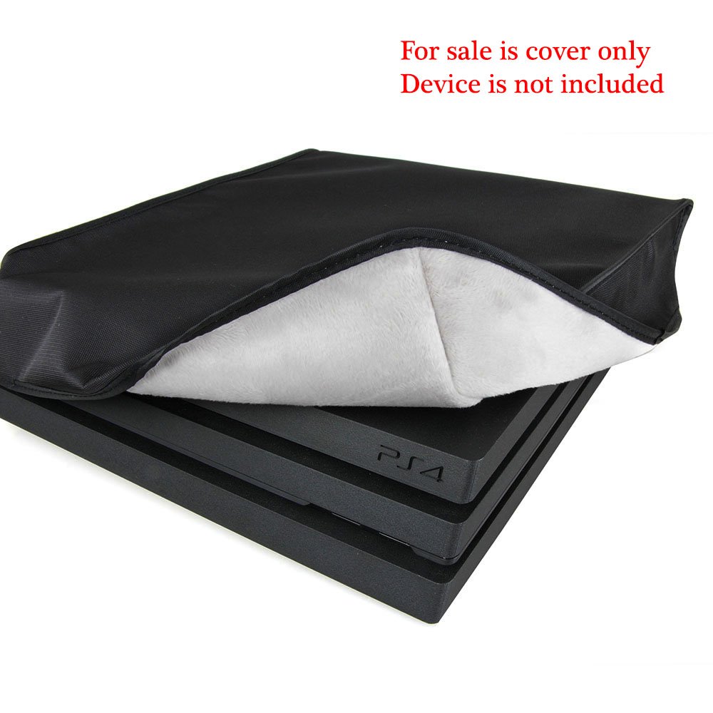 Hermitshell Dust Proof Cover with Soft Velvet Lining Black Fits Sony PlayStation 4 Pro