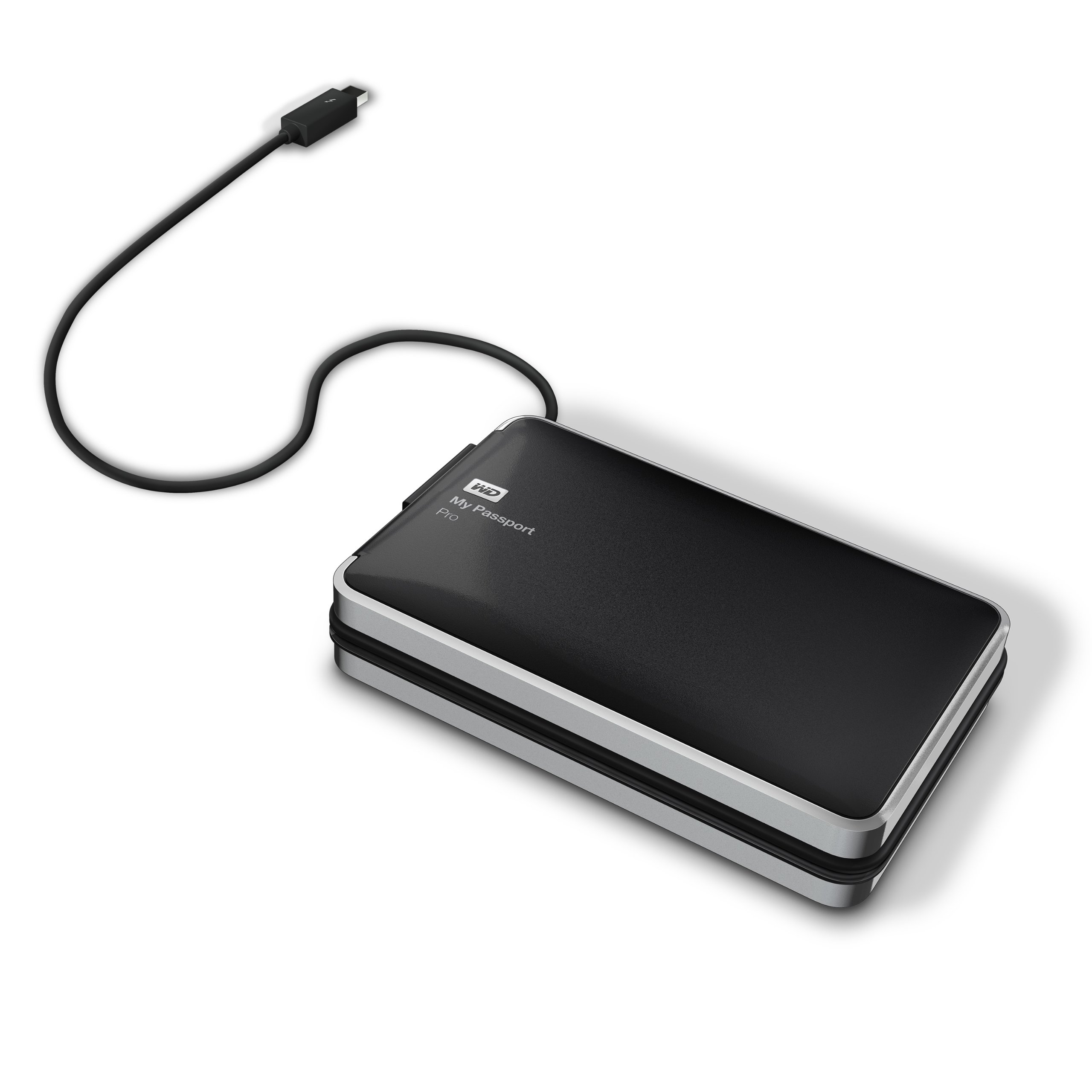 WD 2TB My Passport Pro Portable External Hard Drive - Thunderbolt - WDBRMP0020DBK-NESN