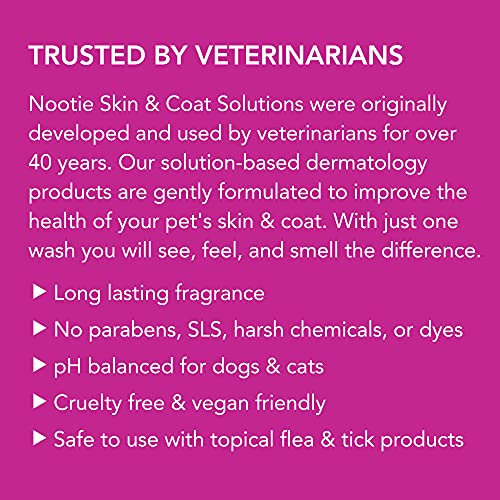 Nootie - Pet Shampoo for Sensitive Skin - Revitalizes Dry Skin & Coat - Natural Ingredients - Soap, Paraben & Sulfate Free - Cleans & Conditions