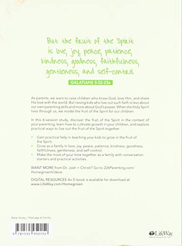 Homegrown - Bible Study Book: Cultivating Kids in the Fruit of the Spirit