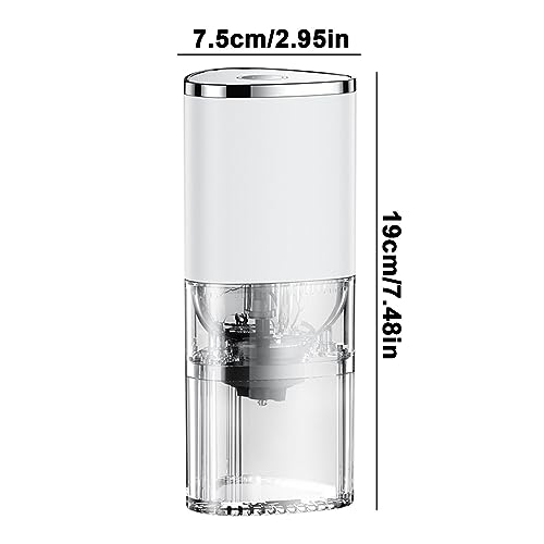 Coffee Bean Grinder, Electric Coffee Grinder, 304 Stainless Steel Spice Grinder Mill, Household Small Grinder, 1 Touch Operation Automatic Burr Coffee Grinder, Adjustable Grind Settings for 15-20 Cup