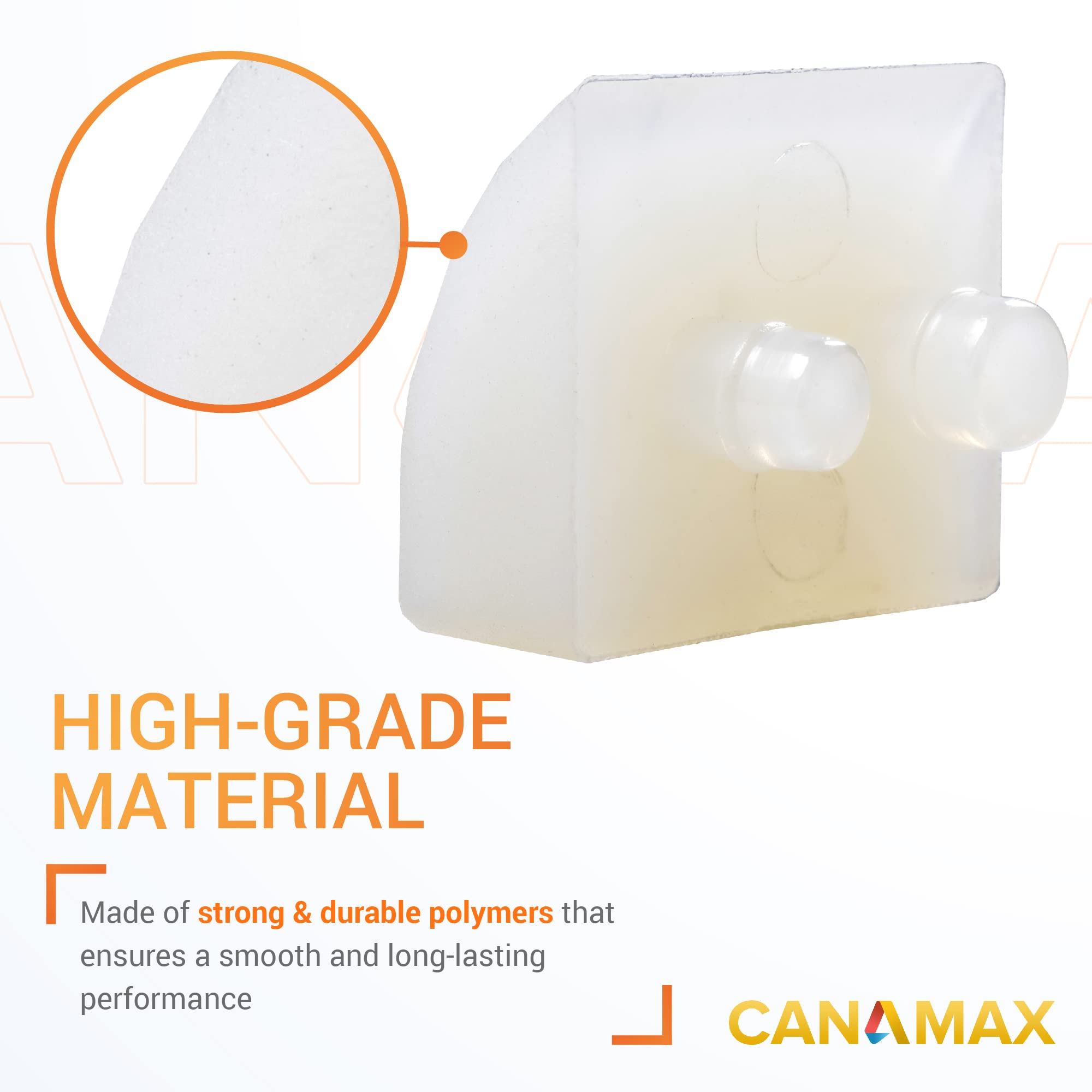 Canamax Premium AXV414P AXV014P Pool Vac Pool Cleaner Pod Shoe - Replacement for Hayward Navigator and Pool Vac Vacuum Pool Cleaners - Pack of 8
