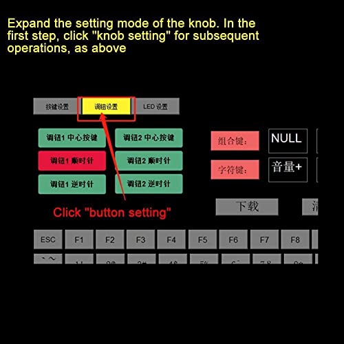 BAILIY Wireless Bluetooth 12 Keys Double Knob Mini Mechanical Keyboard Custom Macro Keyboard Programming Gaming Keyboard DIY Shortcuts