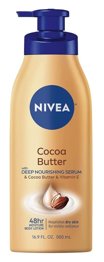 NIVEA Cocoa Butter Body Lotion 16.9 fl. oz. (Pack of 2)