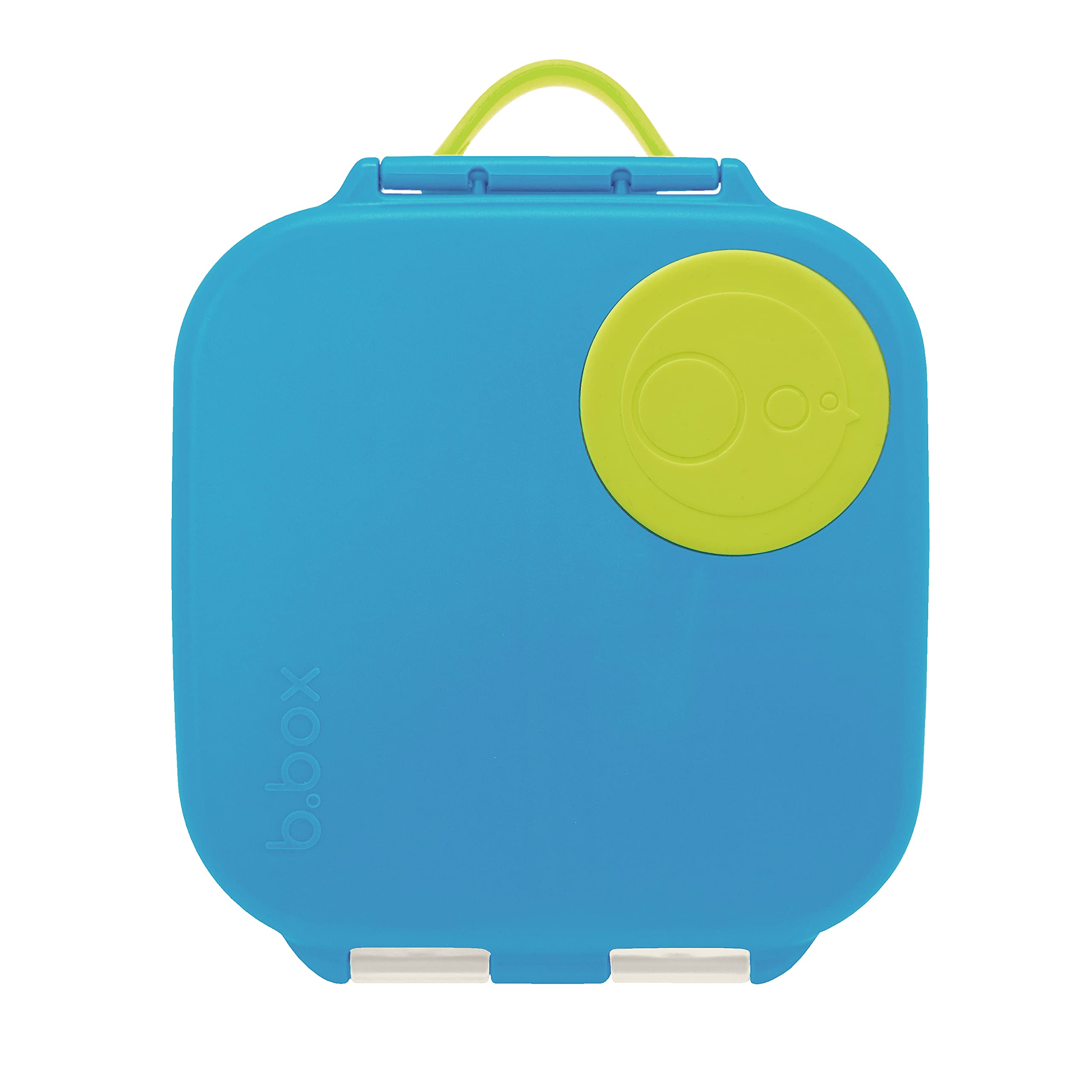 b.box Mini Lunch Box for Kids: Lightweight Bento Box, Lunch Snack Container with 2 Leak Proof Compartments. Ages 3+ School Supplies, BPA Free (Ocean Breeze, 4¼ cup capacity)