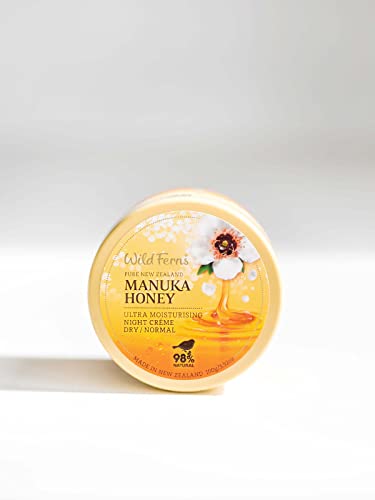 Wild Ferns Manuka Honey Ultra Enriching Night Crème - Dry to Normal, 99% Natural, 100 milliliters