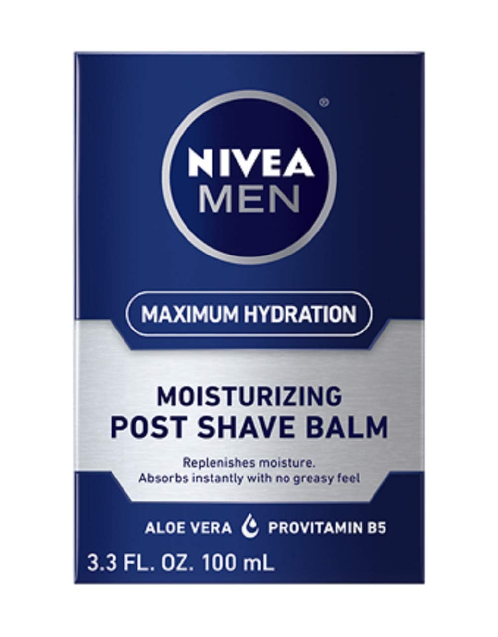 Nivea for Men Replenishing Post Shave Balm 3.30 oz (Pack of 2)