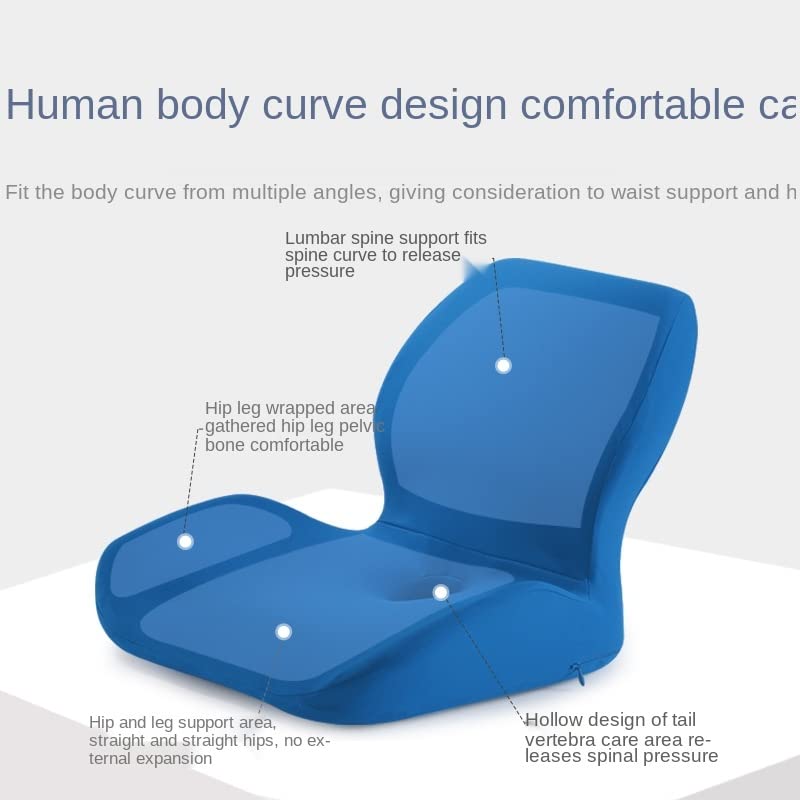 BAABJI Work Chair Cushion Butt and Back Support, Seat Cushion for Tailbone Pain Relief, Plus Size Seat Cushion for Office Chair,Pink