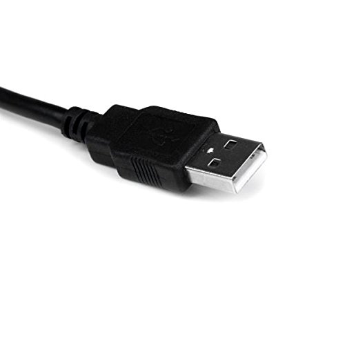 StarTech.com 18in SATA to Left Angle SATA Serial ATA Cable - F/F (SATA18LA1), Red