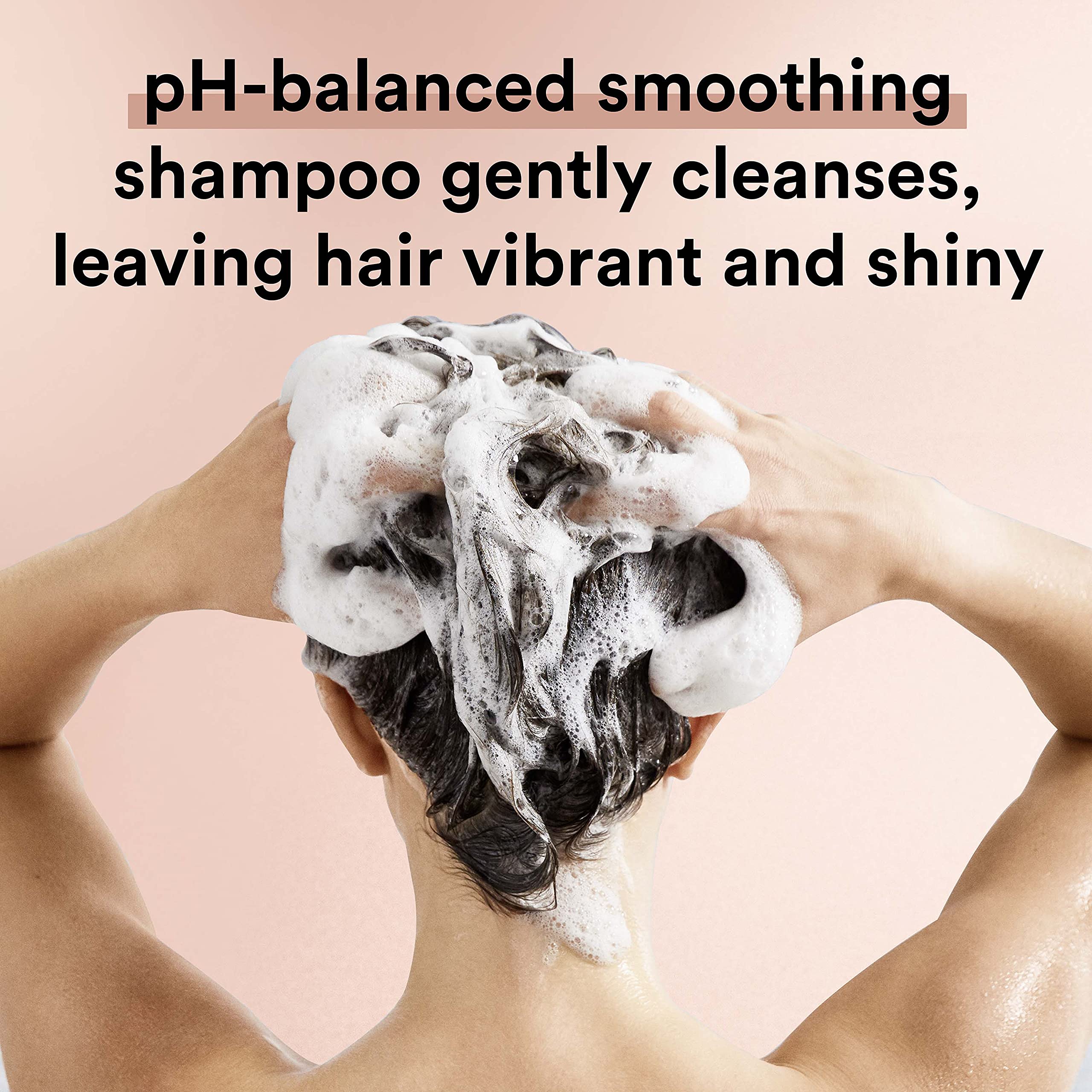 Suave Professionals Smoothing Shampoo For Dry Hair Keratin Infusion Hair Shampoo with 48-hour Frizz Control, 28 Fl Oz (Pack of 4)